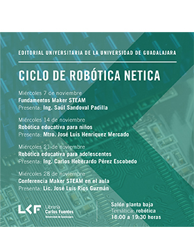 Ciclo de robótica netica | Coordinación General de Comunicación Social